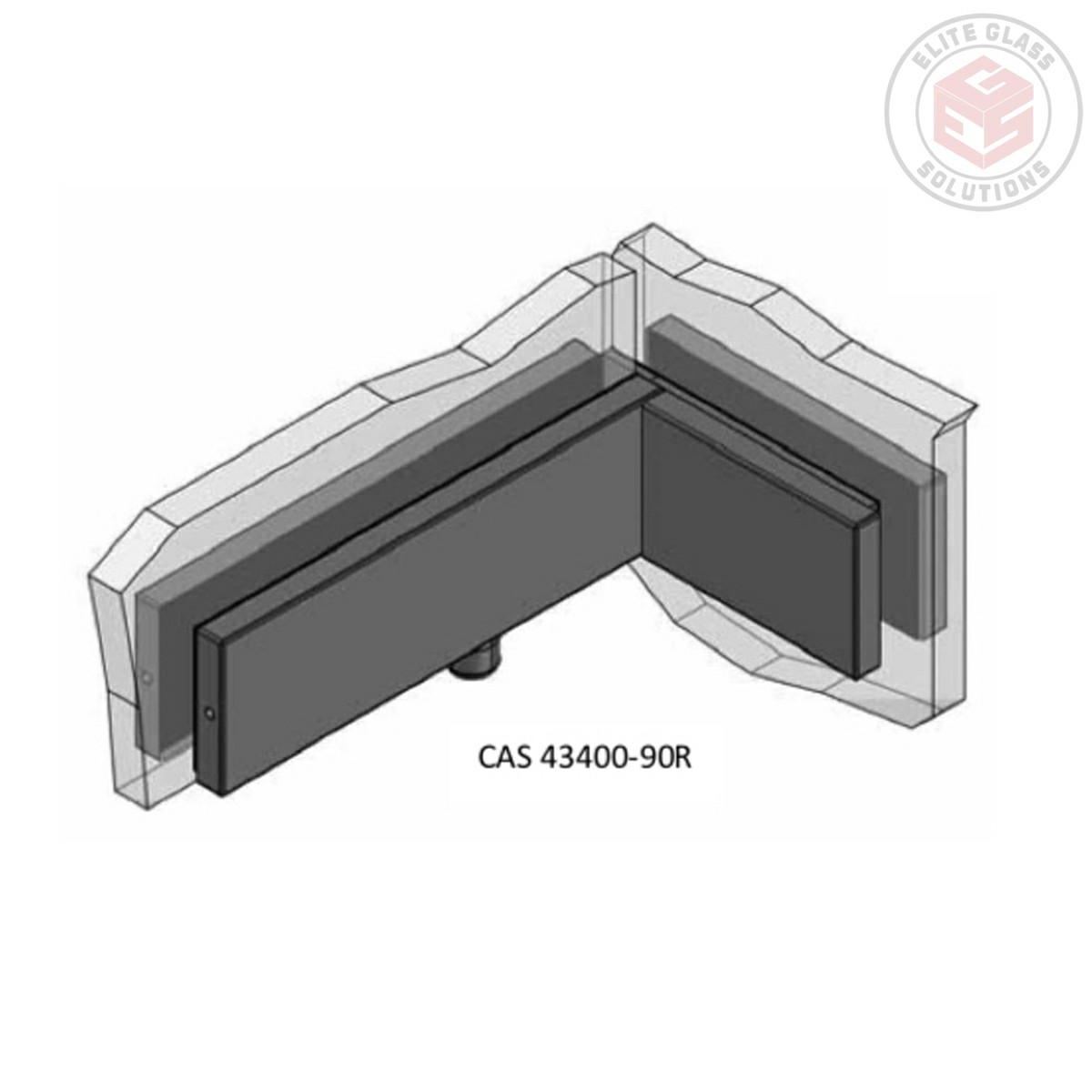 CASMA Overpanel to Side Panel Right - 90 Deg Patch with Pivot - Satin ...