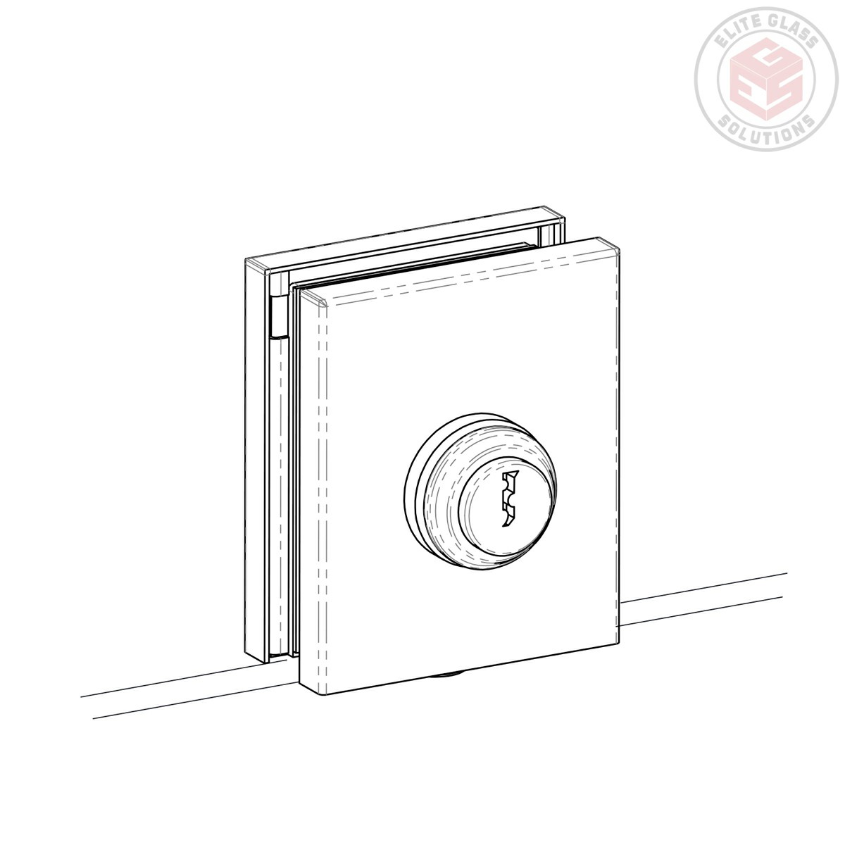 CAS.14600 BLACK - CASMA Internal Single Cylinder Lock - Black - Elite ...