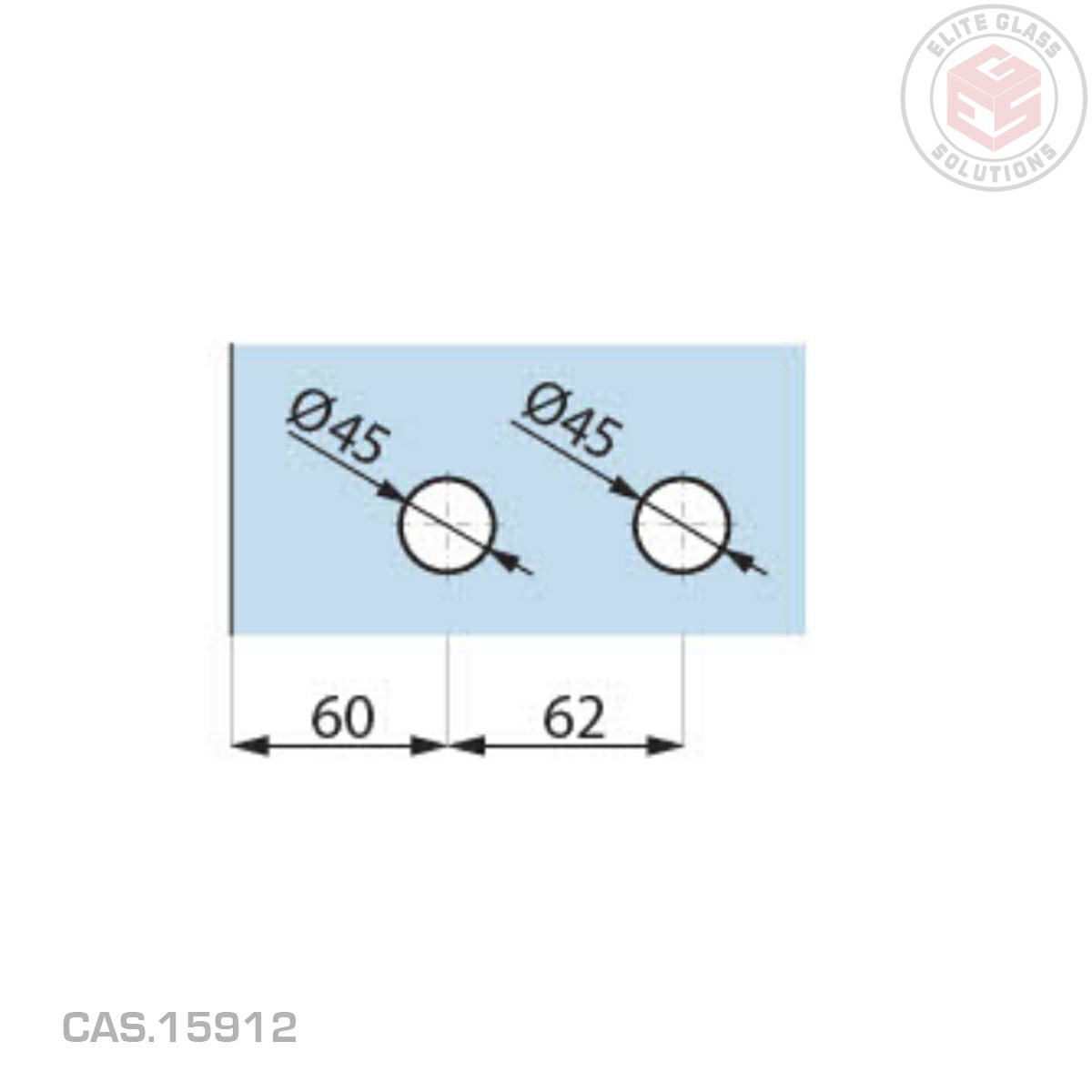 CASMA Quadra Magnetic Patch Lock - Matt Black - SKU: CAS.15912 MB ...