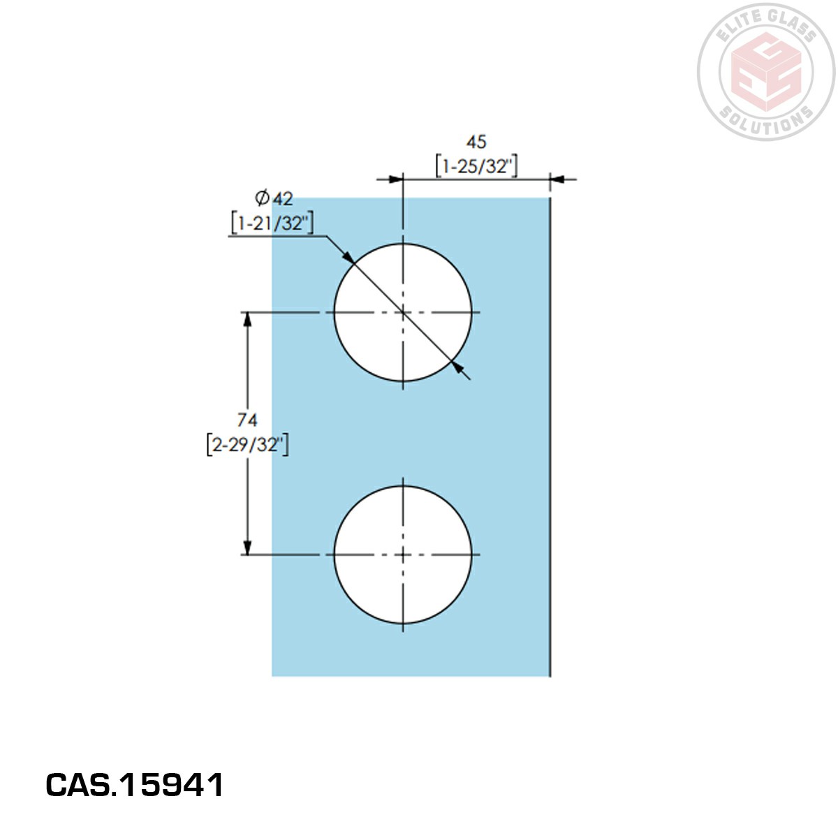 CAS.15941 MB - CASMA Patch Keeper to Suit Derecta Lever Lock Range ...
