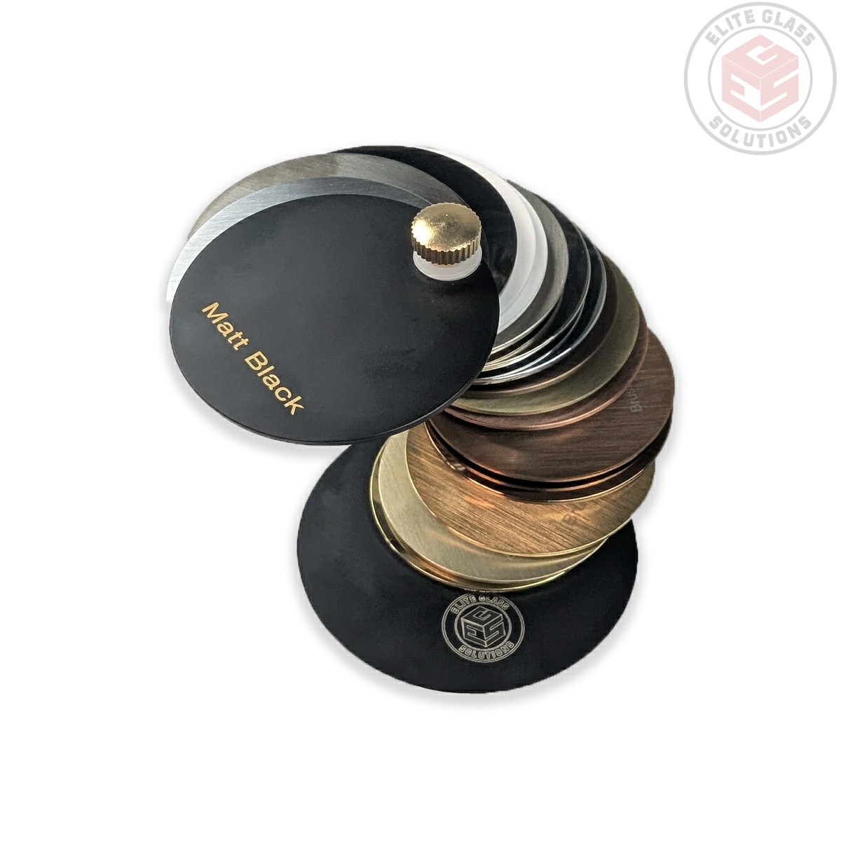 Shower Hardware Colour Sample Tree - Elite Glass Solutions