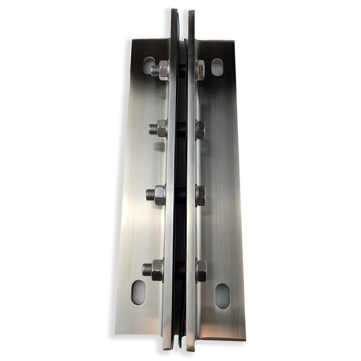 Structural Glass Fin Hanger Bracket - 430mm Long - Satin Stainless ...