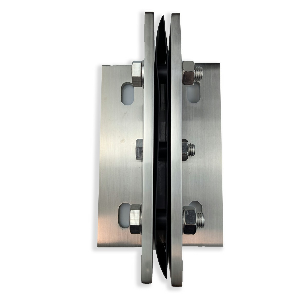 Structural Glass Fin Hanger Bracket - 300mm Long - Satin Stainless ...