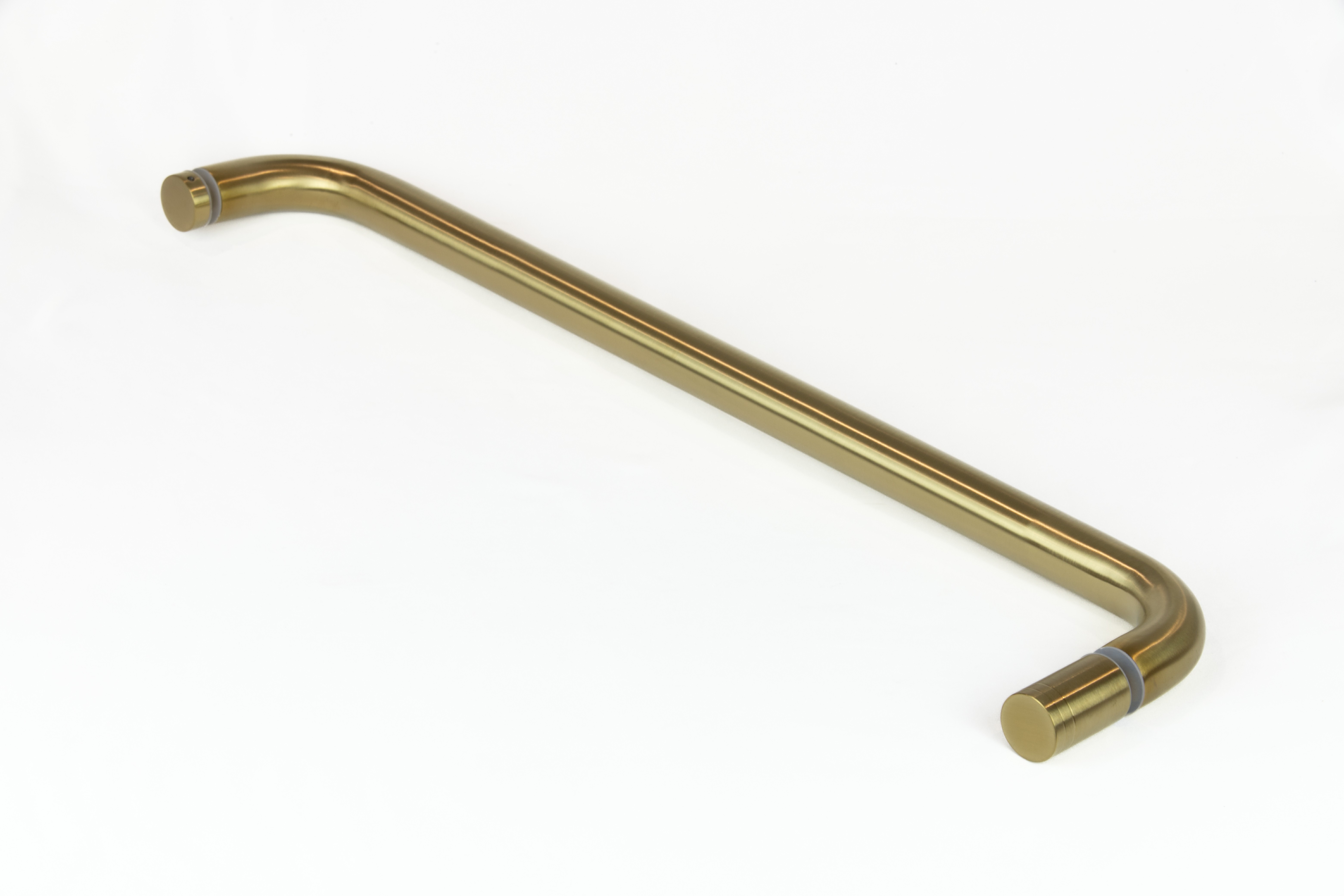 Shower Pull Handle - 25mm Diameter 450mm CTC - Brushed Gold - Elite ...