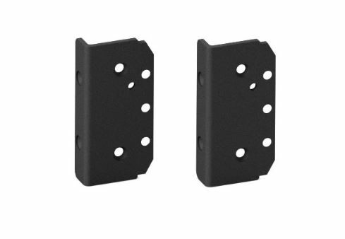 A530 SPB MB - Atlantic Post Bracket - Square - Matt Black - Elite Glass ...