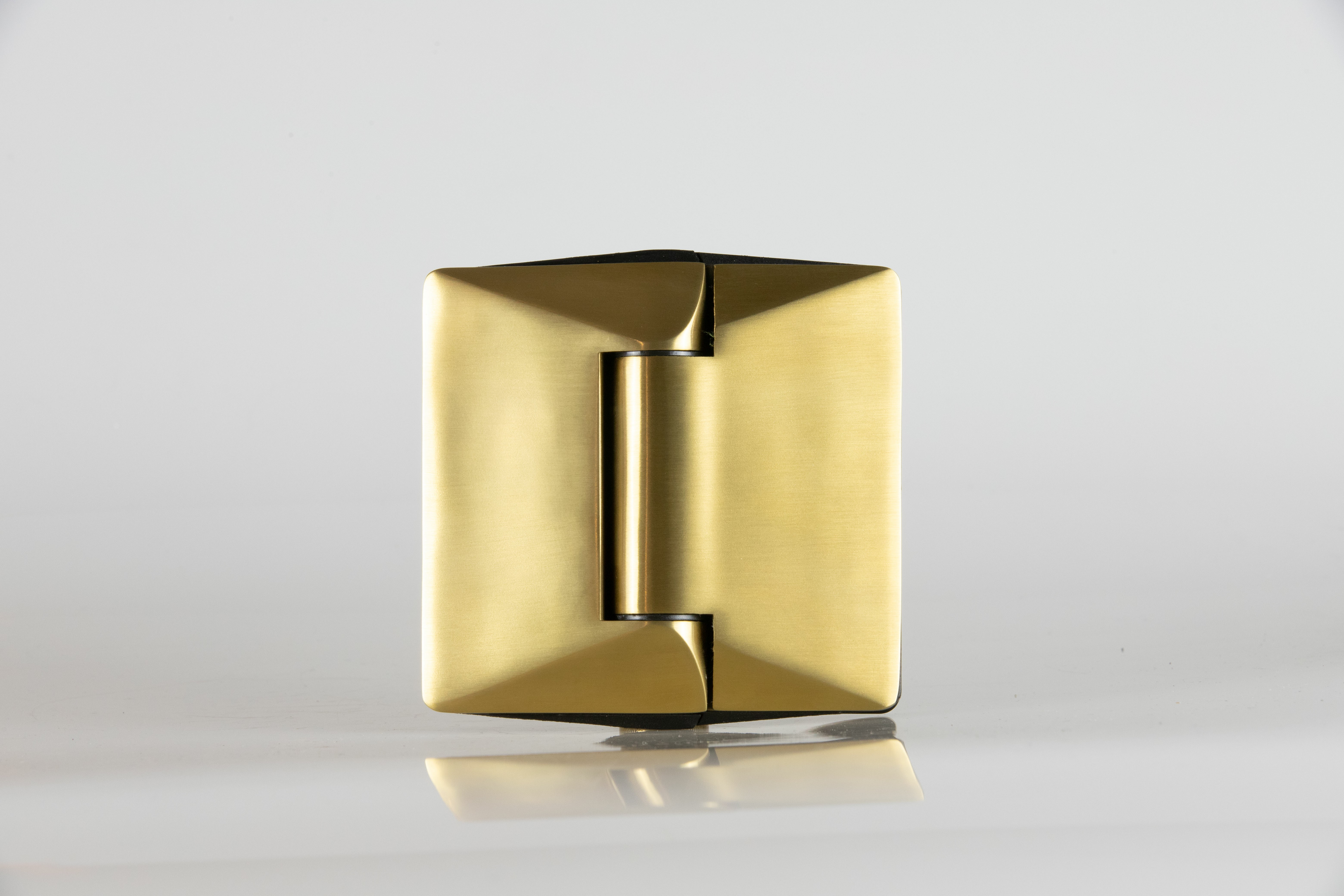 Atlantic Soft Close Hinges - Glass to Glass - Brushed Gold - SKU: A530 ...