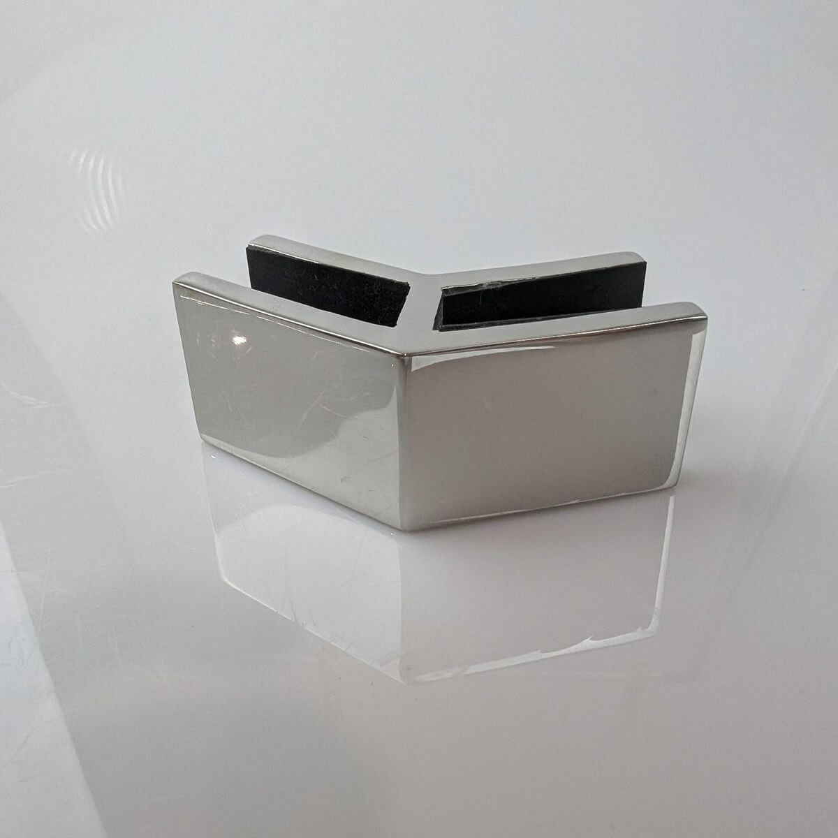 Balustrade Clamp - Glass to Glass - 135 Degree Corner - Polished ...