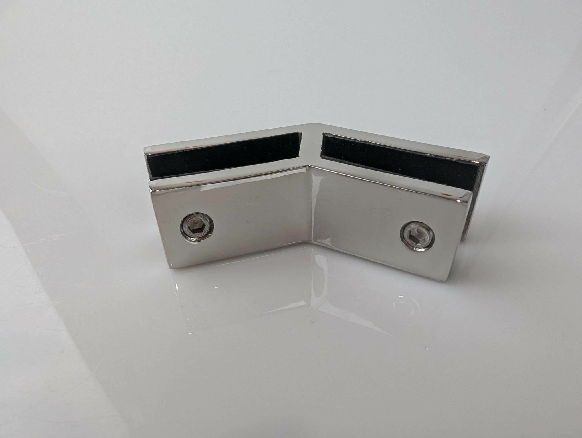 Balustrade Clamp - Glass to Glass - 135 Degree Corner - Polished ...