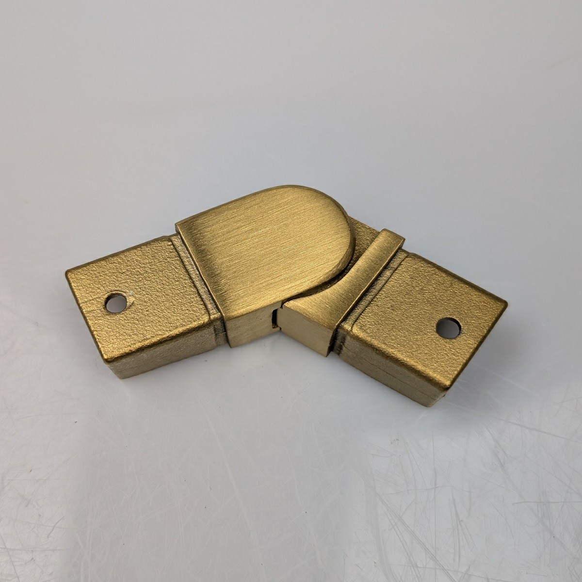 Joiner - EH Square - Horizontal Variable - Brushed Gold - Elite Glass ...