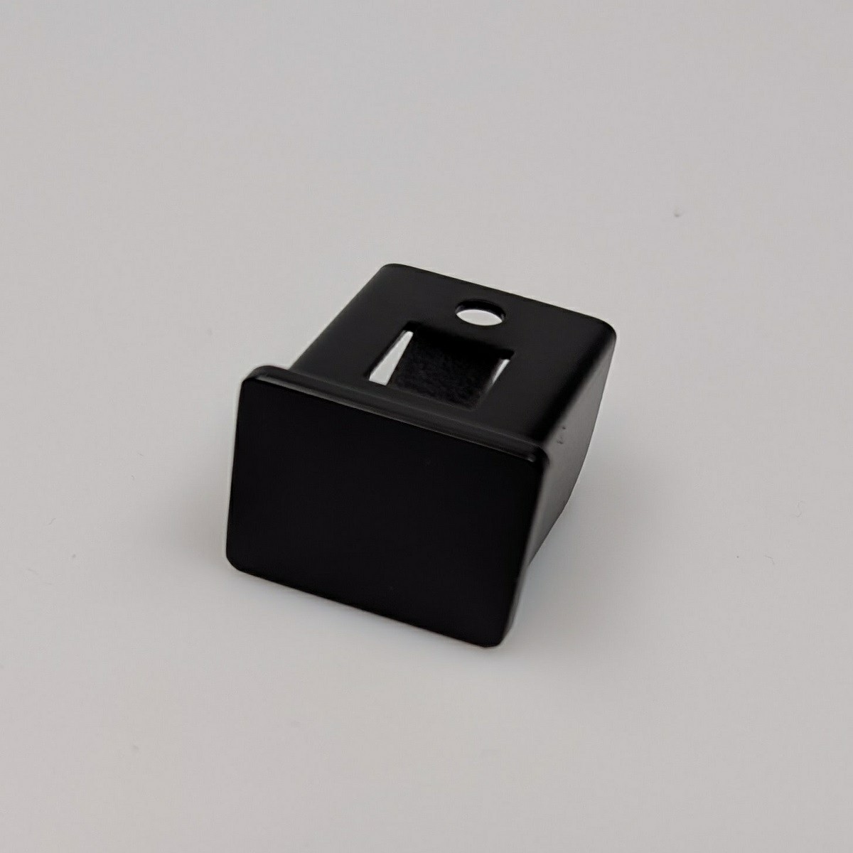EH.ENDCAP.SQ BLACK - End Cap - EH Round - Black - Elite Glass Solutions