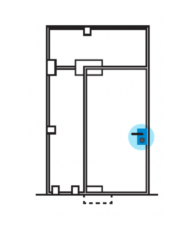 Casma Quadra Lever Lock - Left Hand with Euro Cylinder - Satin ...