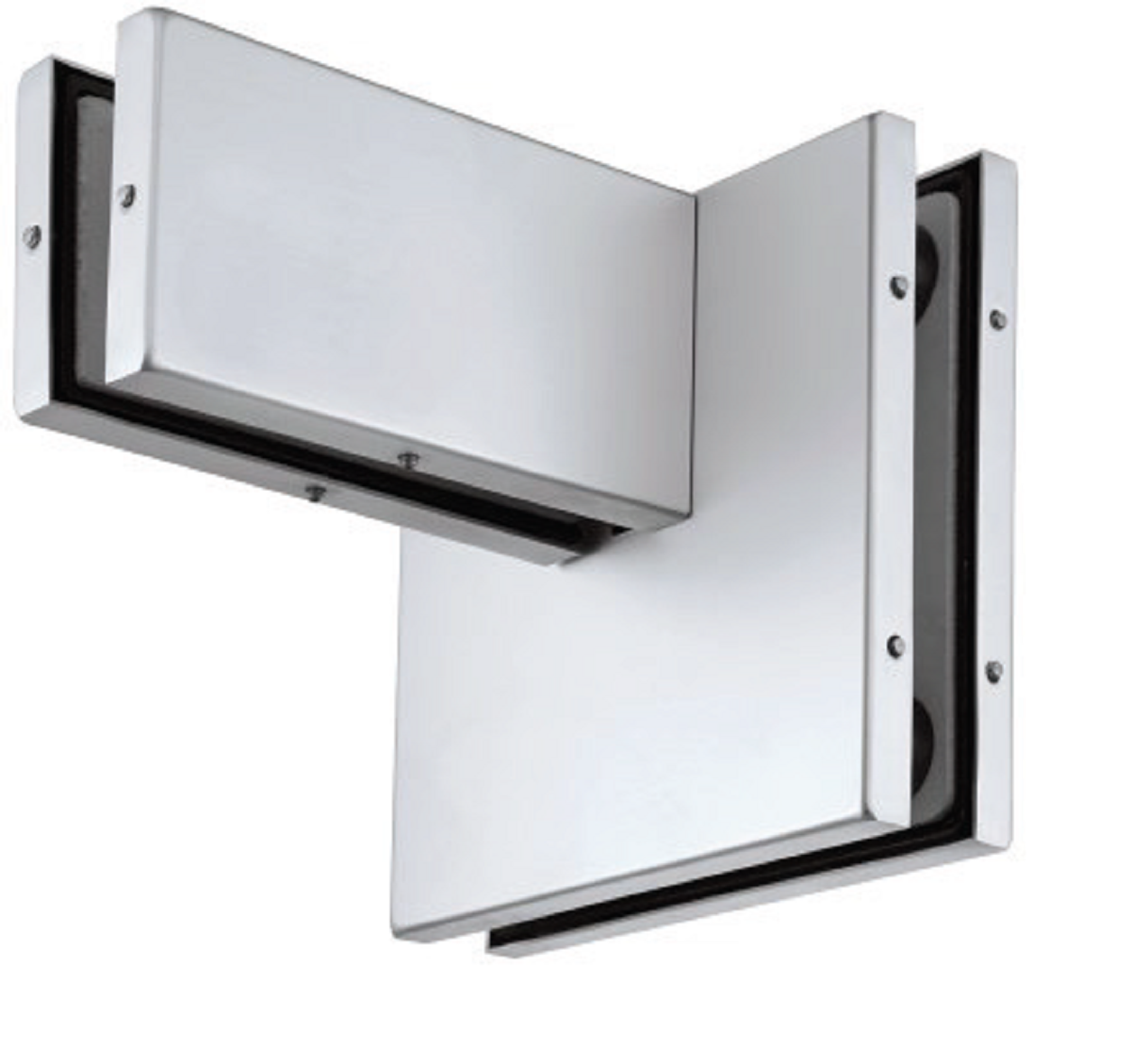 Stella Over Panel Patch Fitting Four Corner with Fin - Polished ...