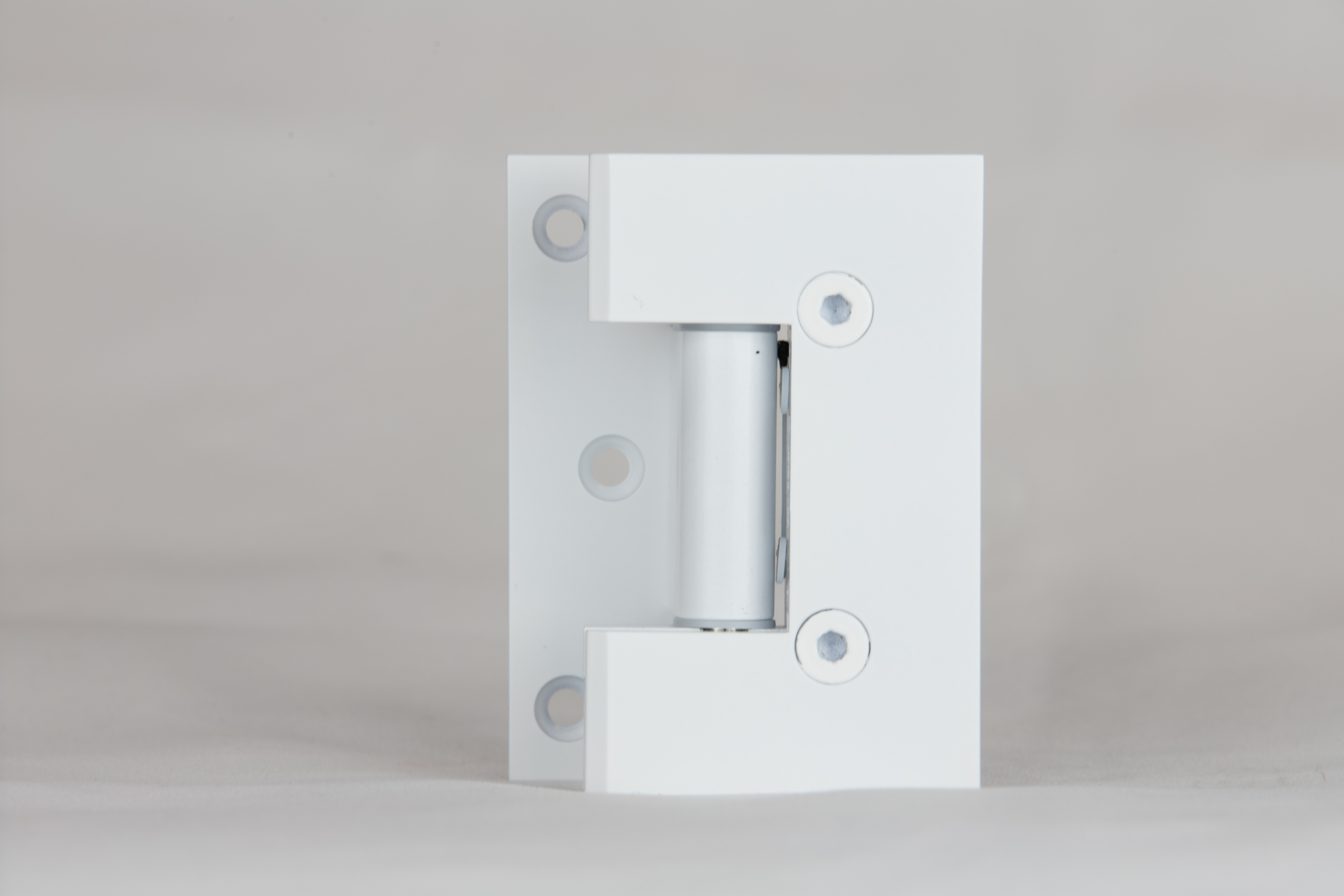 Shower Hinge - Heavy Duty - Glass to Wall - Matt White - Elite Glass ...