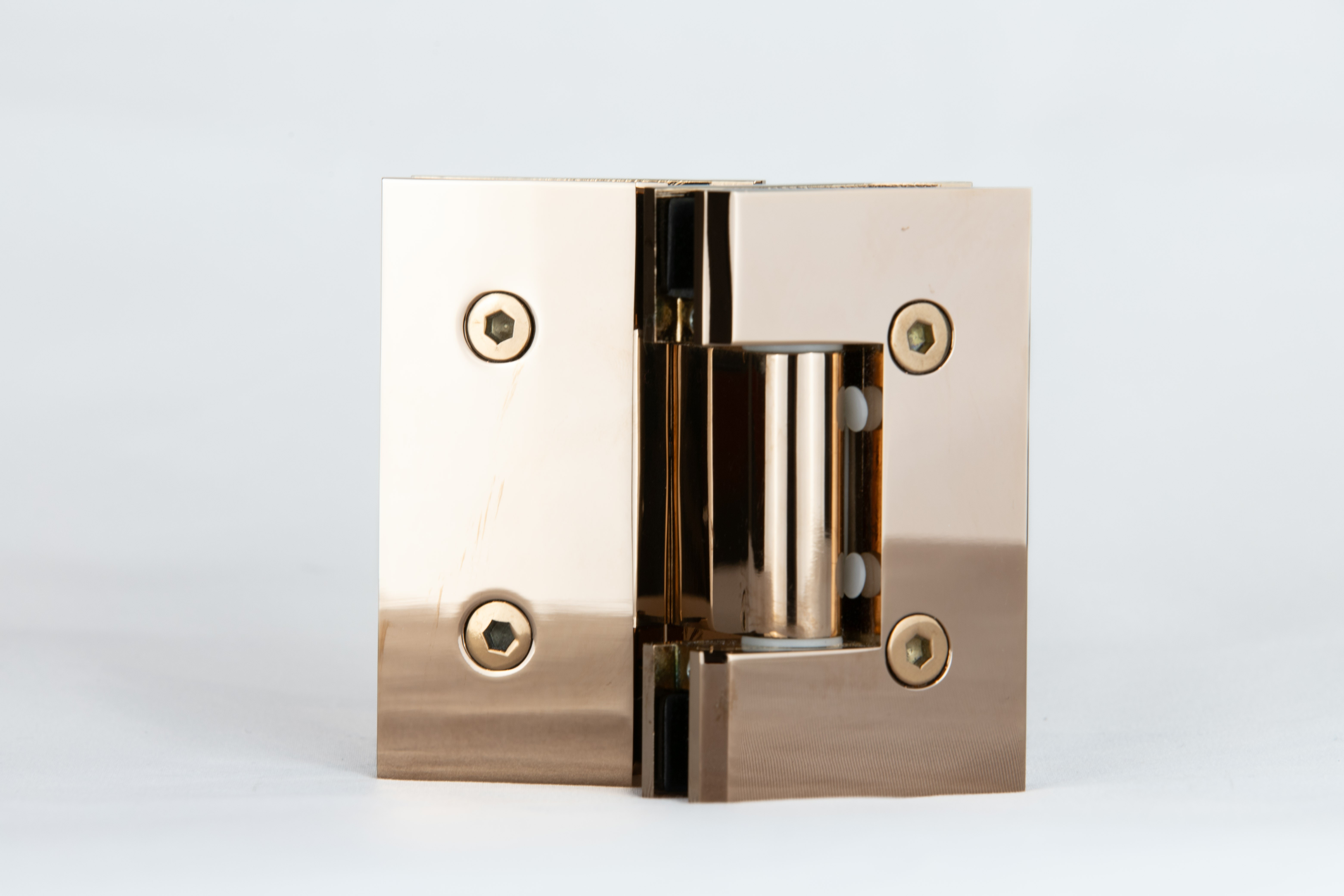 Shower Hinge - Glass to Glass - 135 Degree - Rose Gold - Elite Glass ...