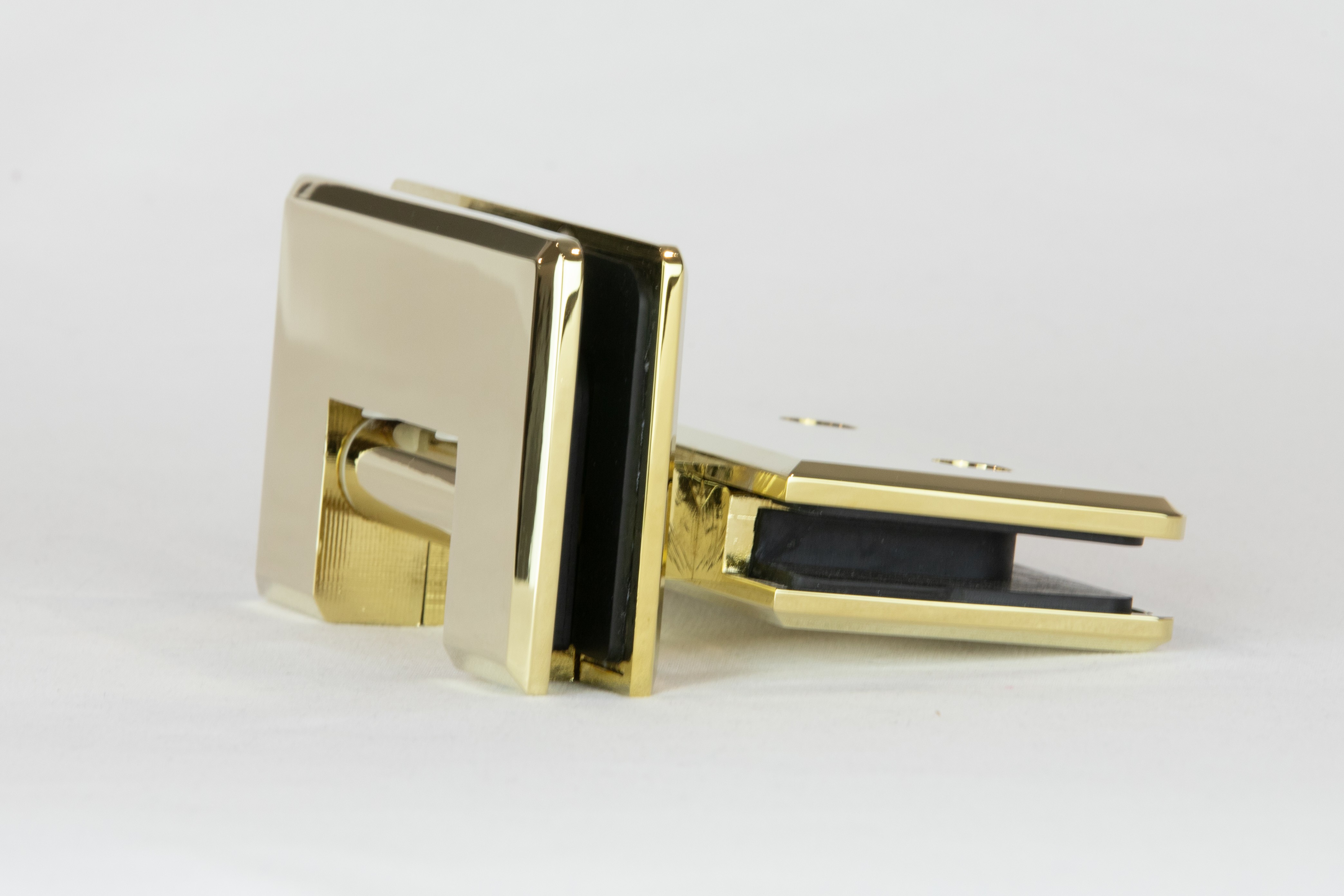 BES2 PVD G - Shower Hinge - Bevelled Glass to Glass - 180 Degree - PVD ...