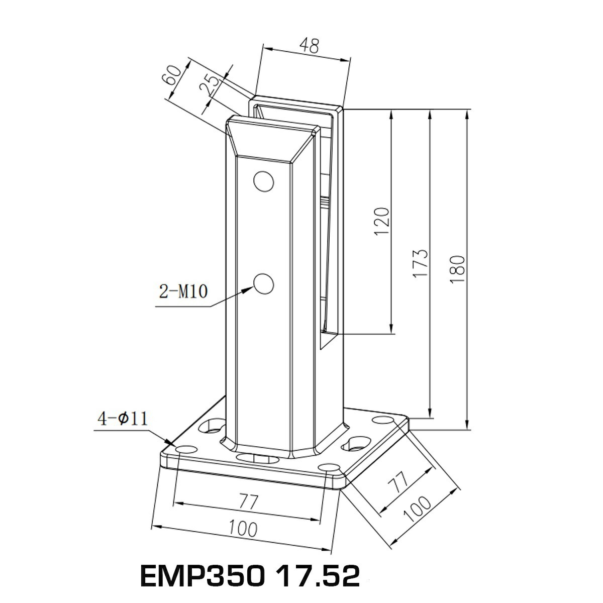 Hercules Base Mounted Spigots for Secure and Stylish Glass Balustrades ...