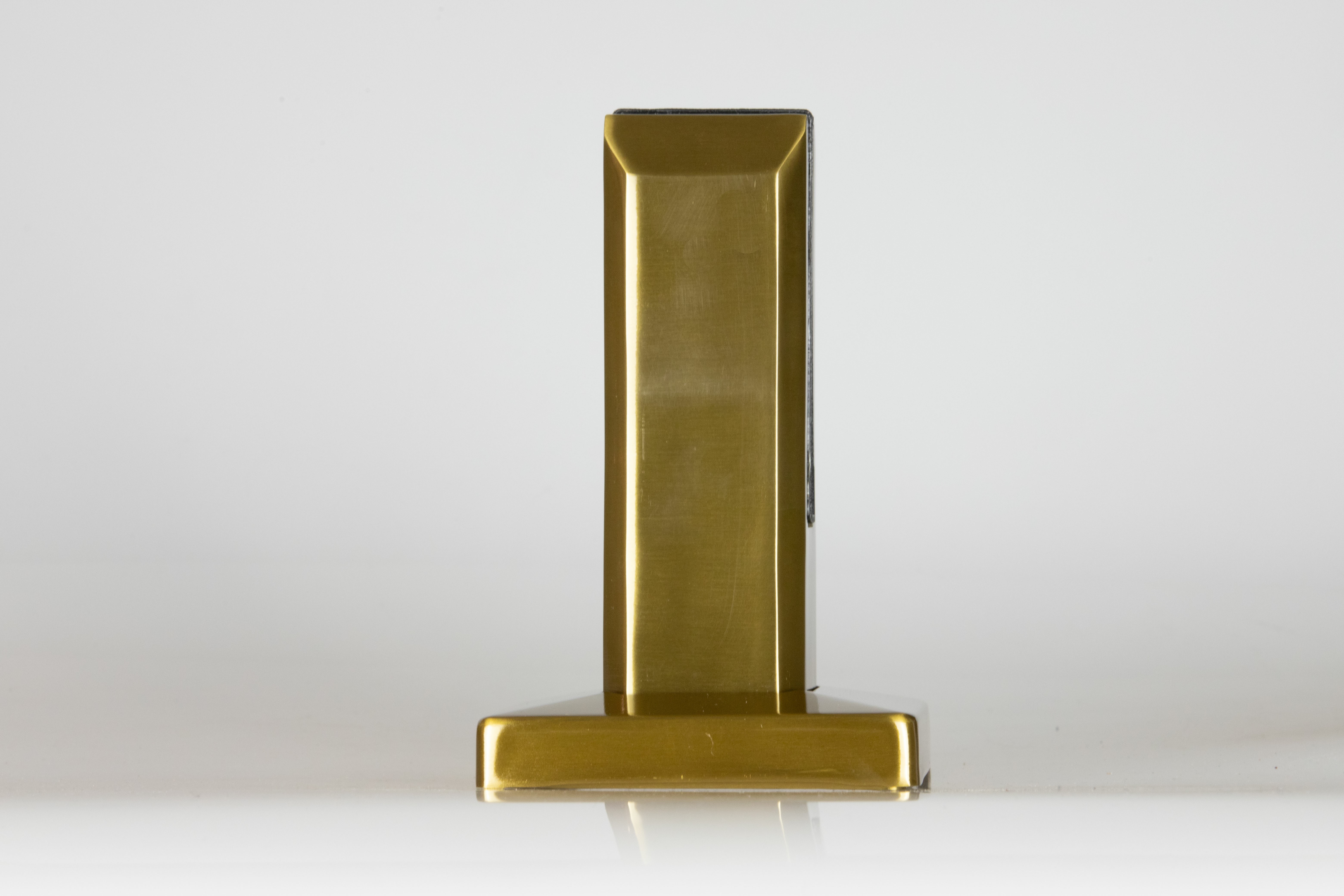 EMP350 SQ BM FF BG - Spigot - Square - Bushed Brass | Elite Glass ...