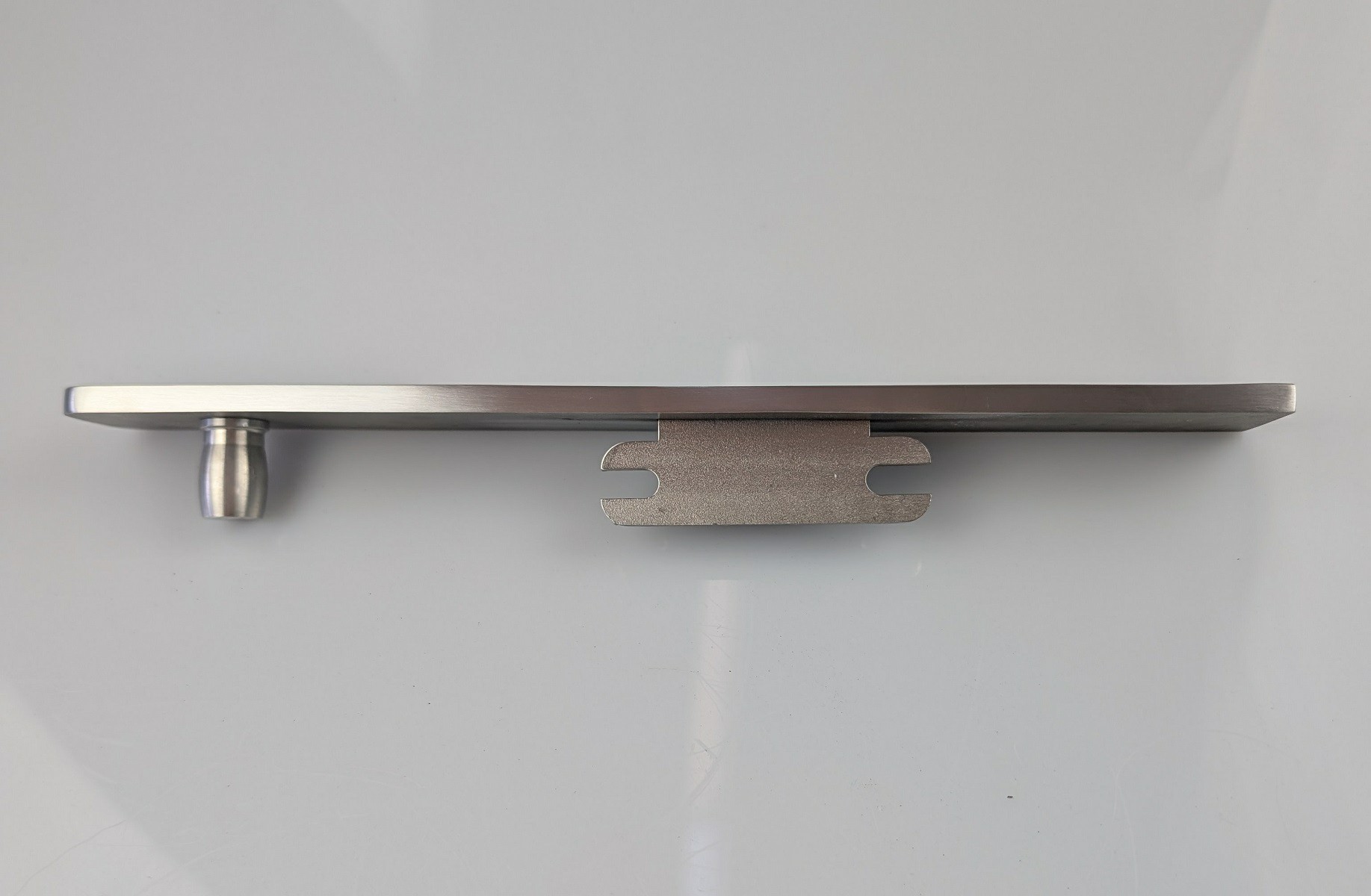 FPF7 SSS - Pivot Bracket FPF7 Top Glass to Glass Satin Stainless Steel ...