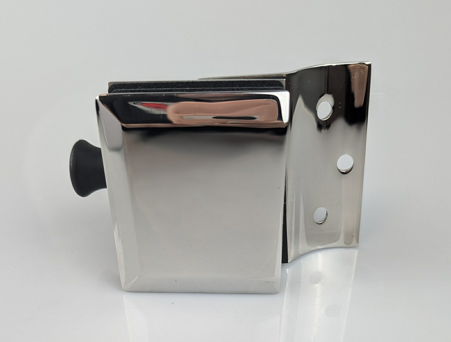 PG1RP PSS - Latch Glass to Round Post Metal Latch Section Polished ...