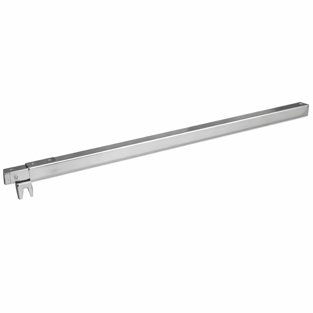 WB700 SQ SC - Brass Shower Support Bar Square Satin Chrome | Elite ...