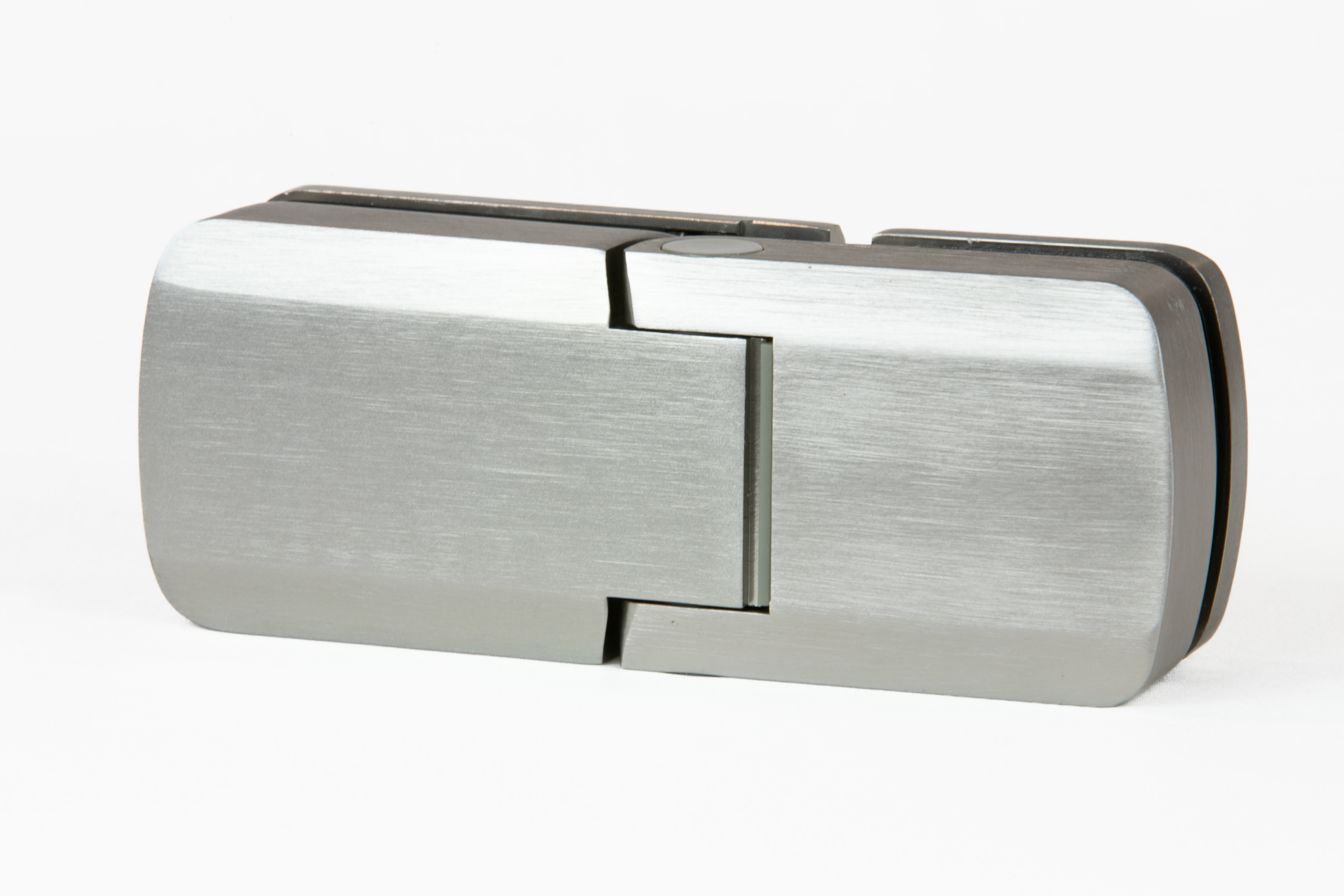 Latus Hinge - Glass to Wall - 90 Degree - Brushed Nickel - Elite Glass ...