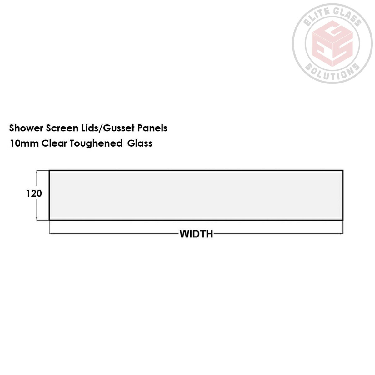 EGL-988 - Glass Lid 10mm Clear Toughened (988mm) x 120mm | Elite Glass ...