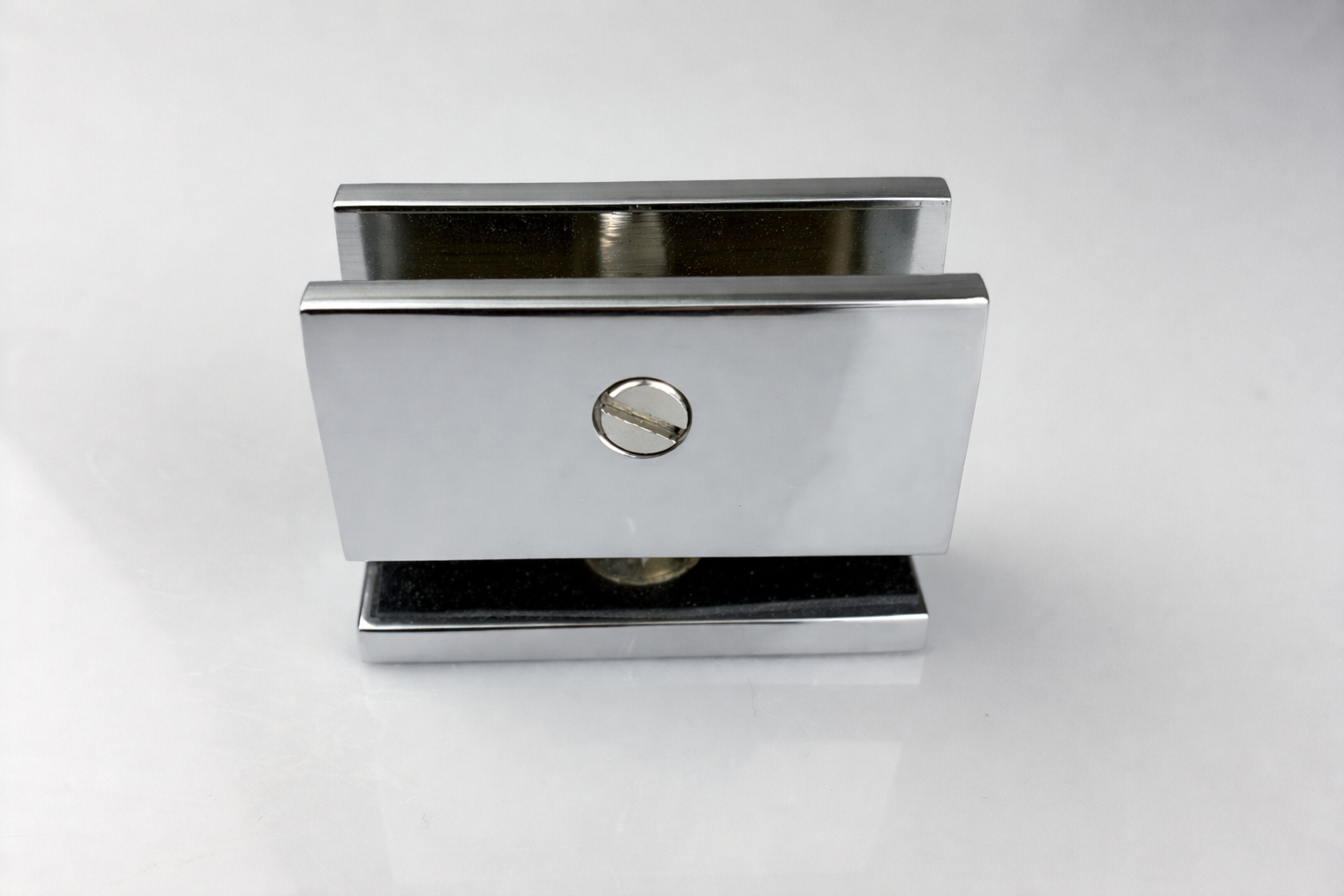 Sb10.Gf.Sq Pc - Glass Fix Shelf Bracket Hole in Glass Polished Chrome ...