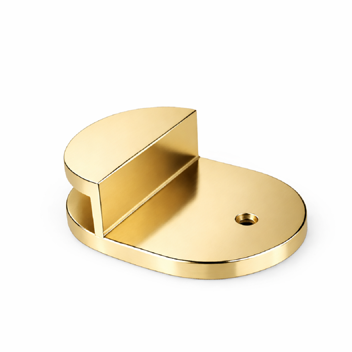 PVD Gold Shower Hardware - Elite Glass Solutions