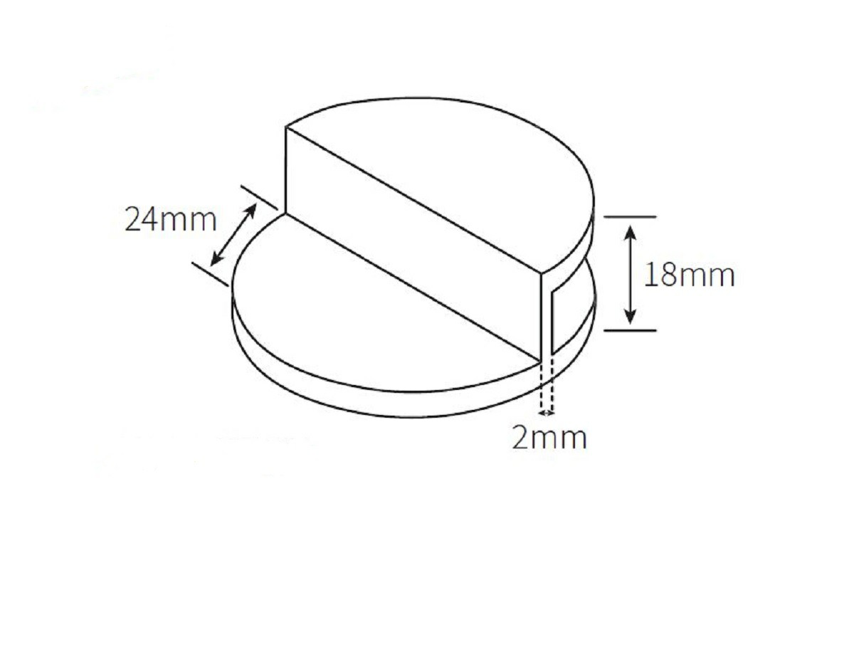 Door Stop Round 10mm Polished Chrome | Elite Glass Solutions - Elite ...