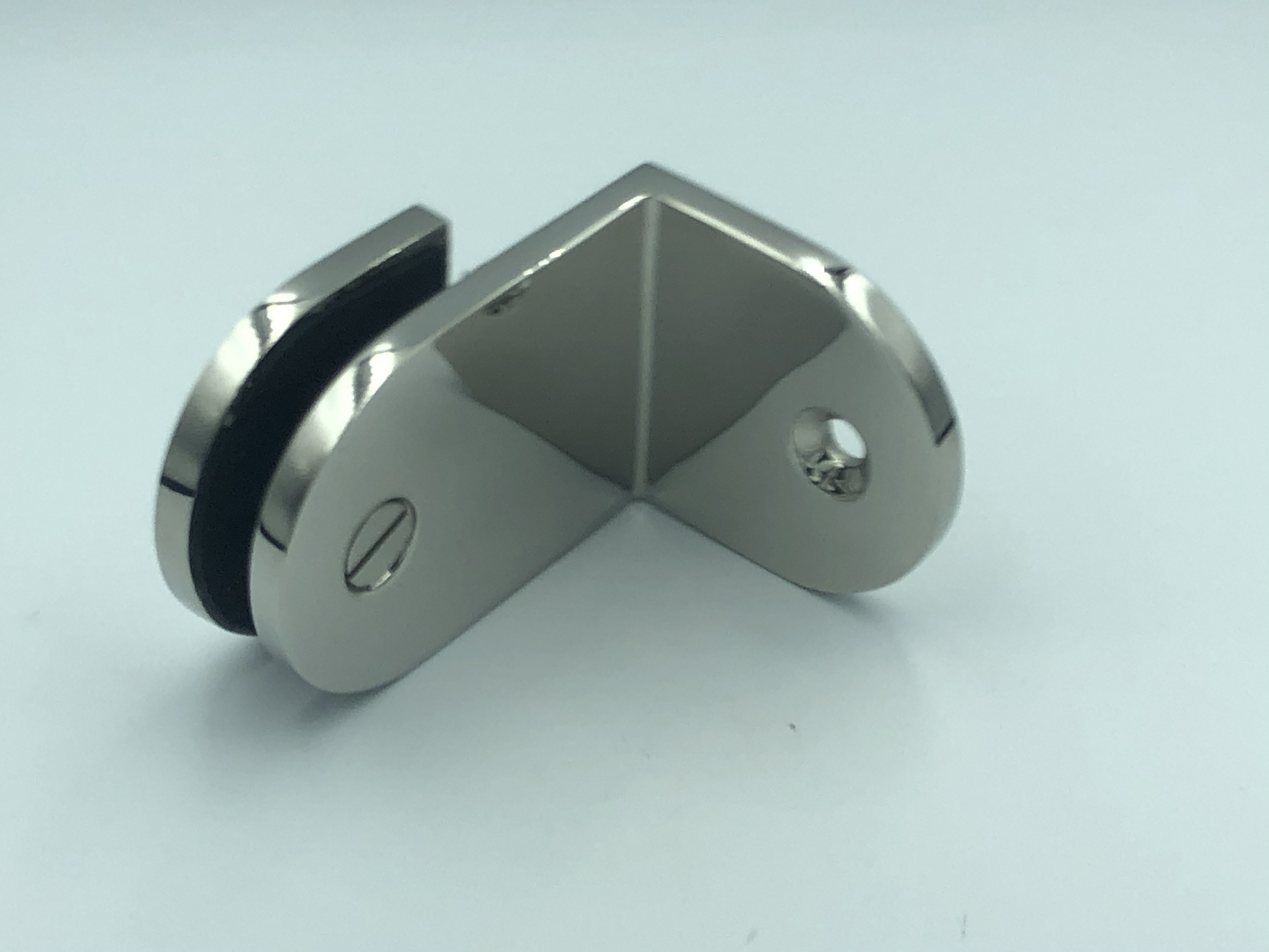 Balustrade Bracket - Wall Mount - Round - Polished Stainless Steel ...