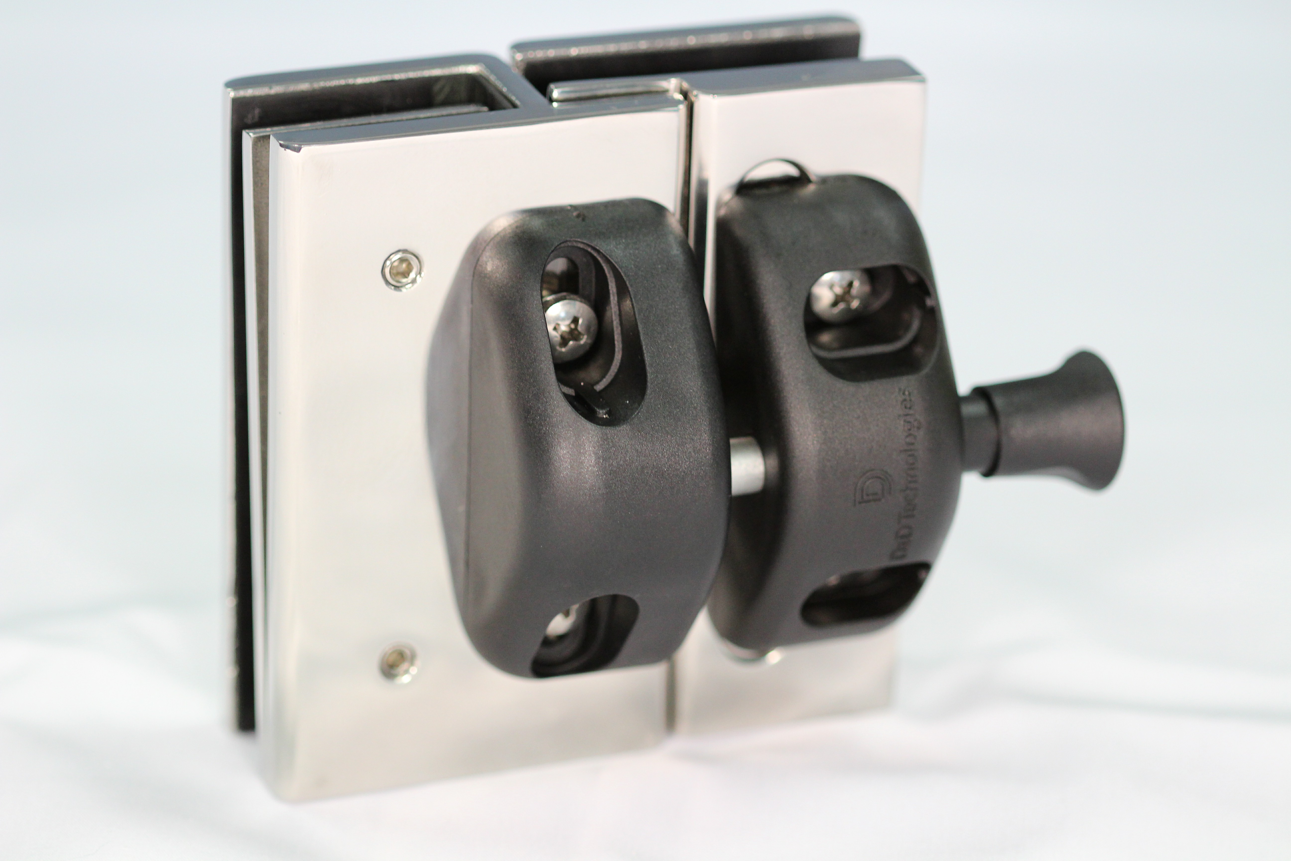 Latch - Glass to Glass - Friction Fit - Polished Stainless Steel ...