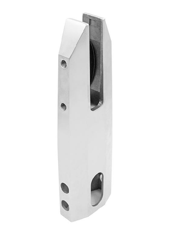 Square Core Drilled Adjustable Tilt Lock Mini Post - Polished Stainless ...