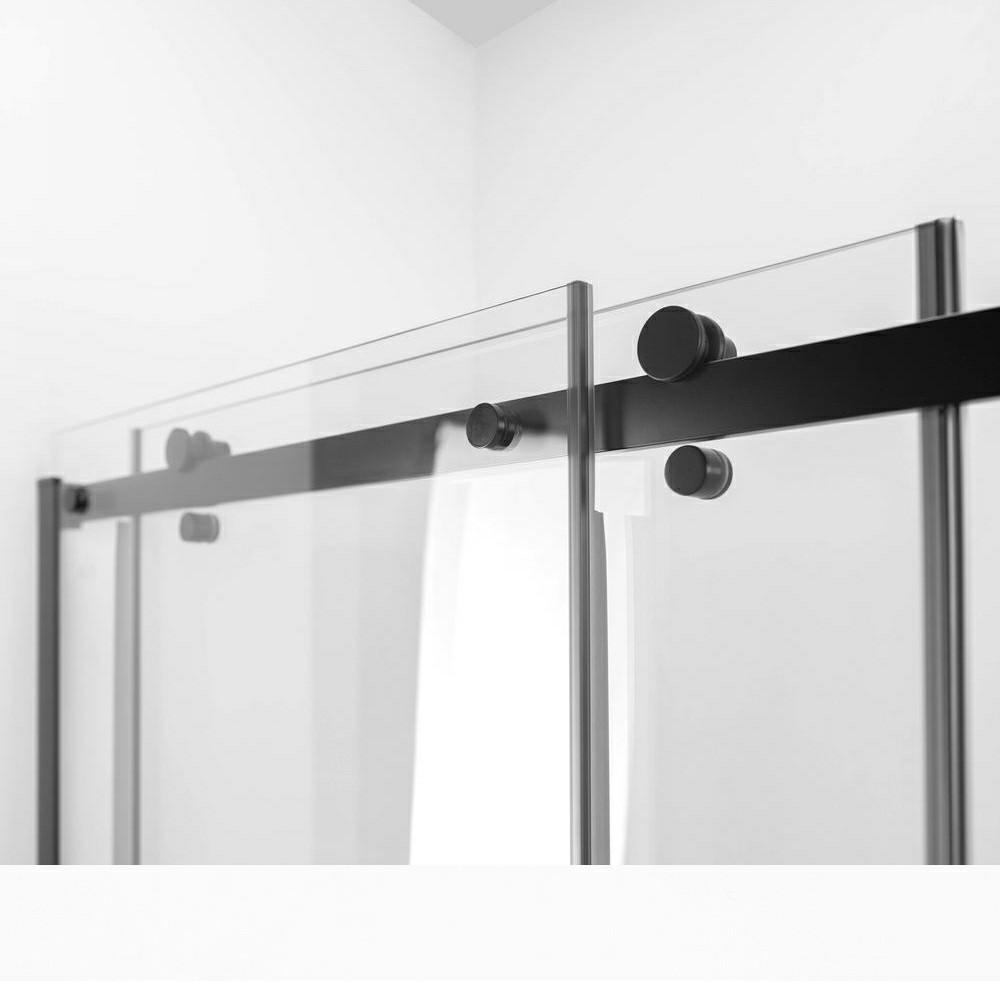 AS2000 PSS - Aquaslide 2000 Frameless Sliding Shower Kit - Polished ...
