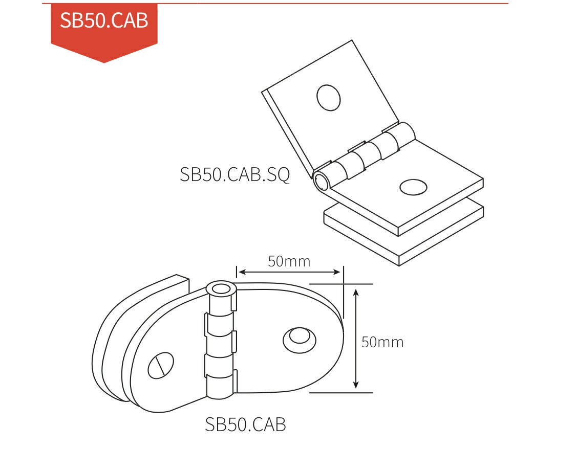SB50.CAB.SQ BG - Bracket Square Adjustable Angle Wall Mount Brushed ...