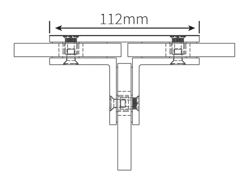 Setting Block - 28 x 6 - 20m Roll - Black - Elite Glass Solutions