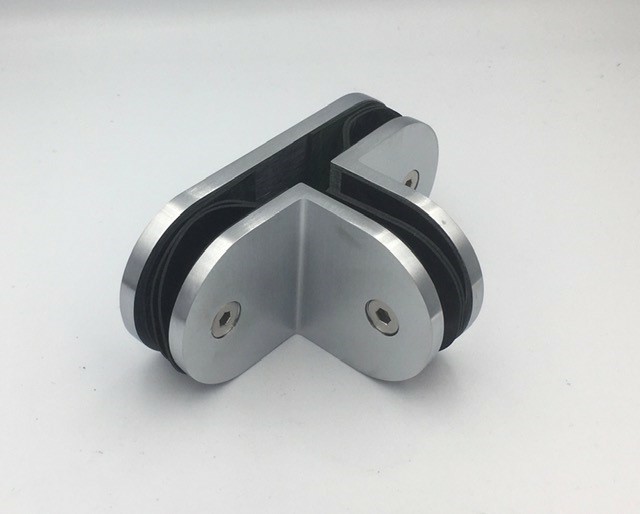 Sbt180 Pc - Shower Bracket Round 180 Degree 90 Degree Glass to Glass ...