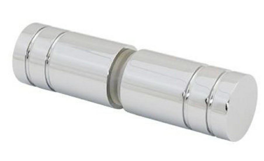 Double Pull Knob - 25mm, 43mm - PVD Gold - Elite Glass Solutions