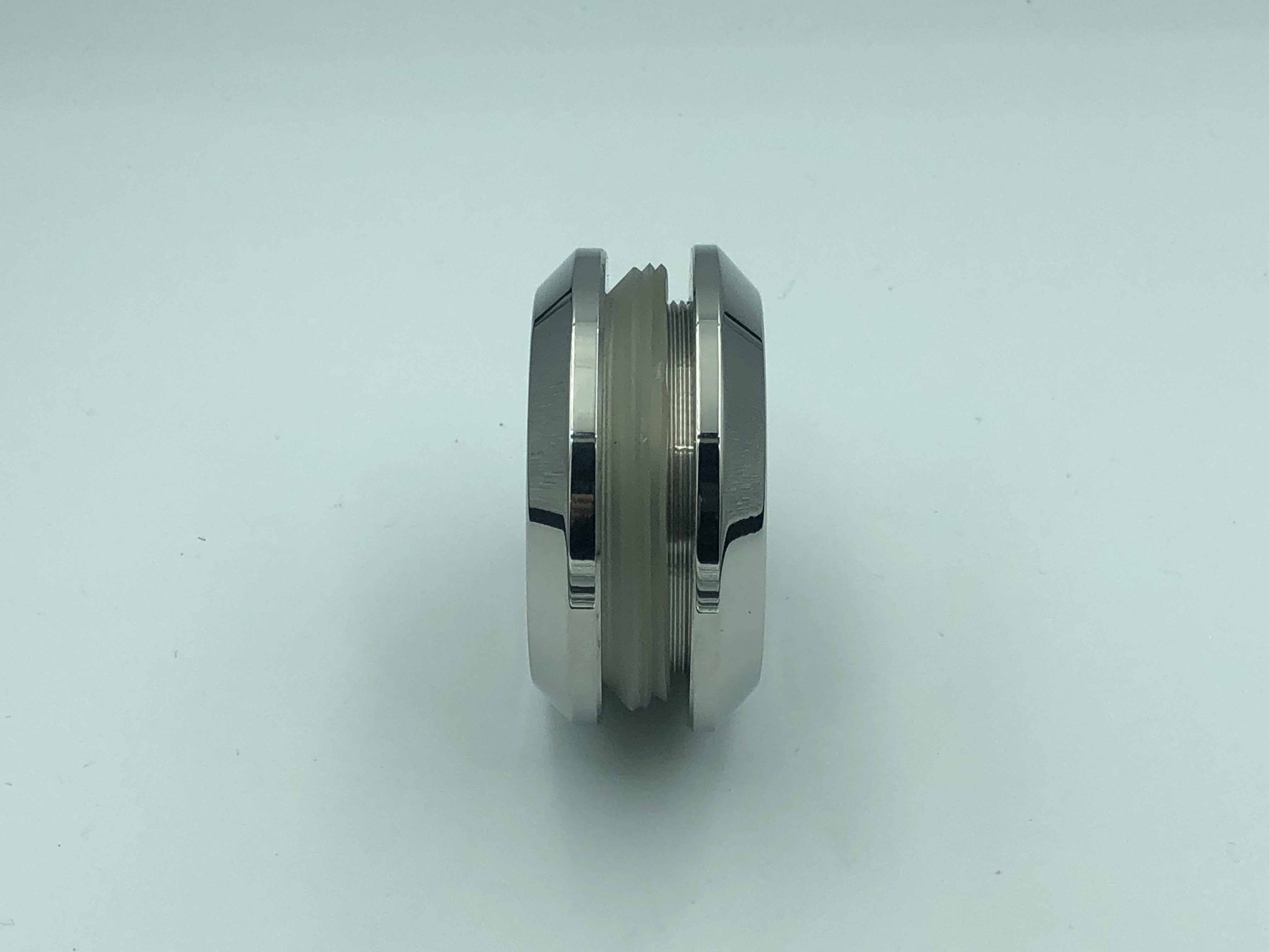 Sliding Door Finger Pull Knob - Polished Stainless Steel - Elite Glass ...