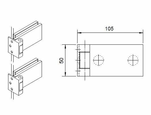 CAS.13100 SSS - CASMA Quadra Pair Offset Jam Hinge - Satin Stainless ...