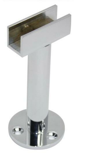 SSB100 SC - Upstand Support Bracket Glass to Floor Satin Chrome | Elite ...