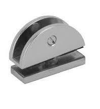 Shelf Bracket - Round Glass Fix - Hole in Glass - Polished Chrome ...