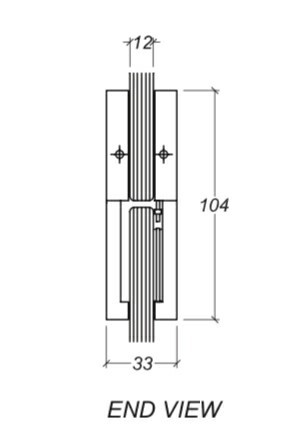 CAS.44710 PSS - CASMA Transom or Side or Fin Patch with Stop - Polished ...