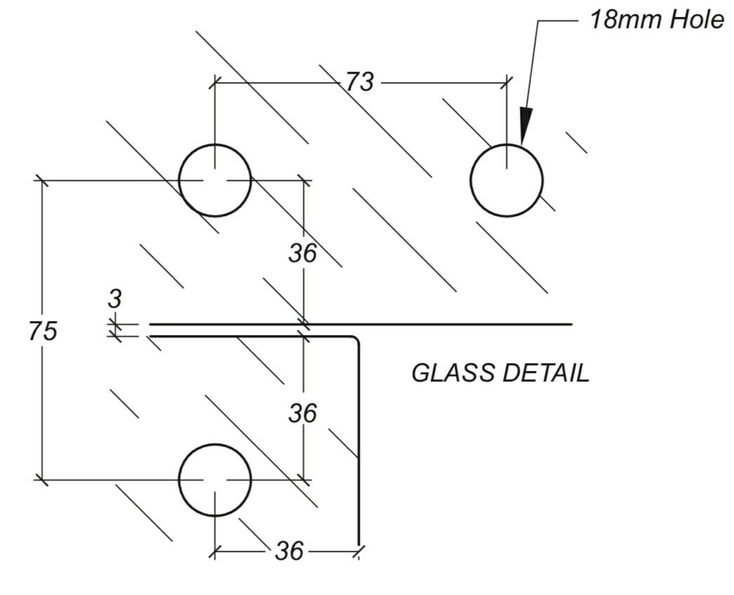 CAS.44710 PSS - CASMA Transom or Side or Fin Patch with Stop - Polished ...