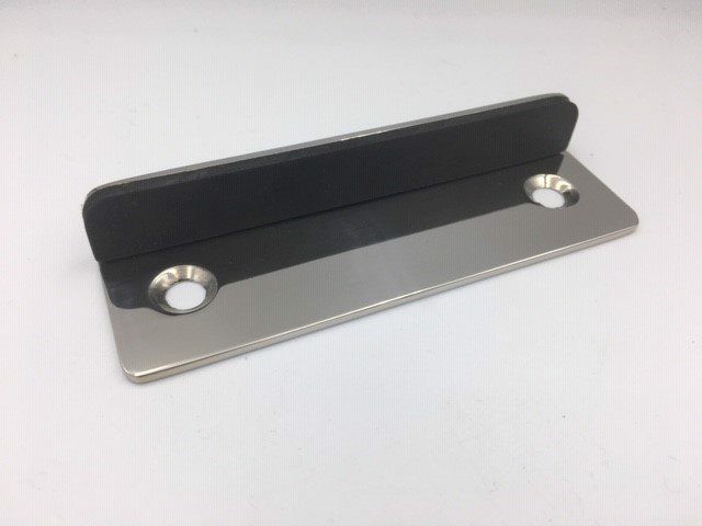 Door Stop - Transom Head with Rubber Buffer - Polished Stainless Steel ...