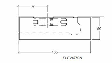 Casma Top Patch Fitting - Suits 15mm to 19mm Toughened Glass - SKU: CAS ...