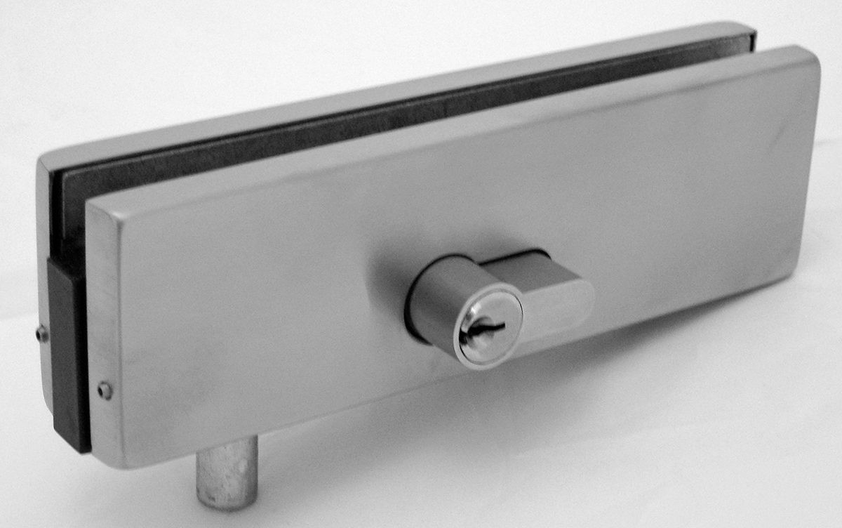 CAS.48720 SSS - Casma Corner Door Lock Suit 19mm Toughened Glass Satin ...