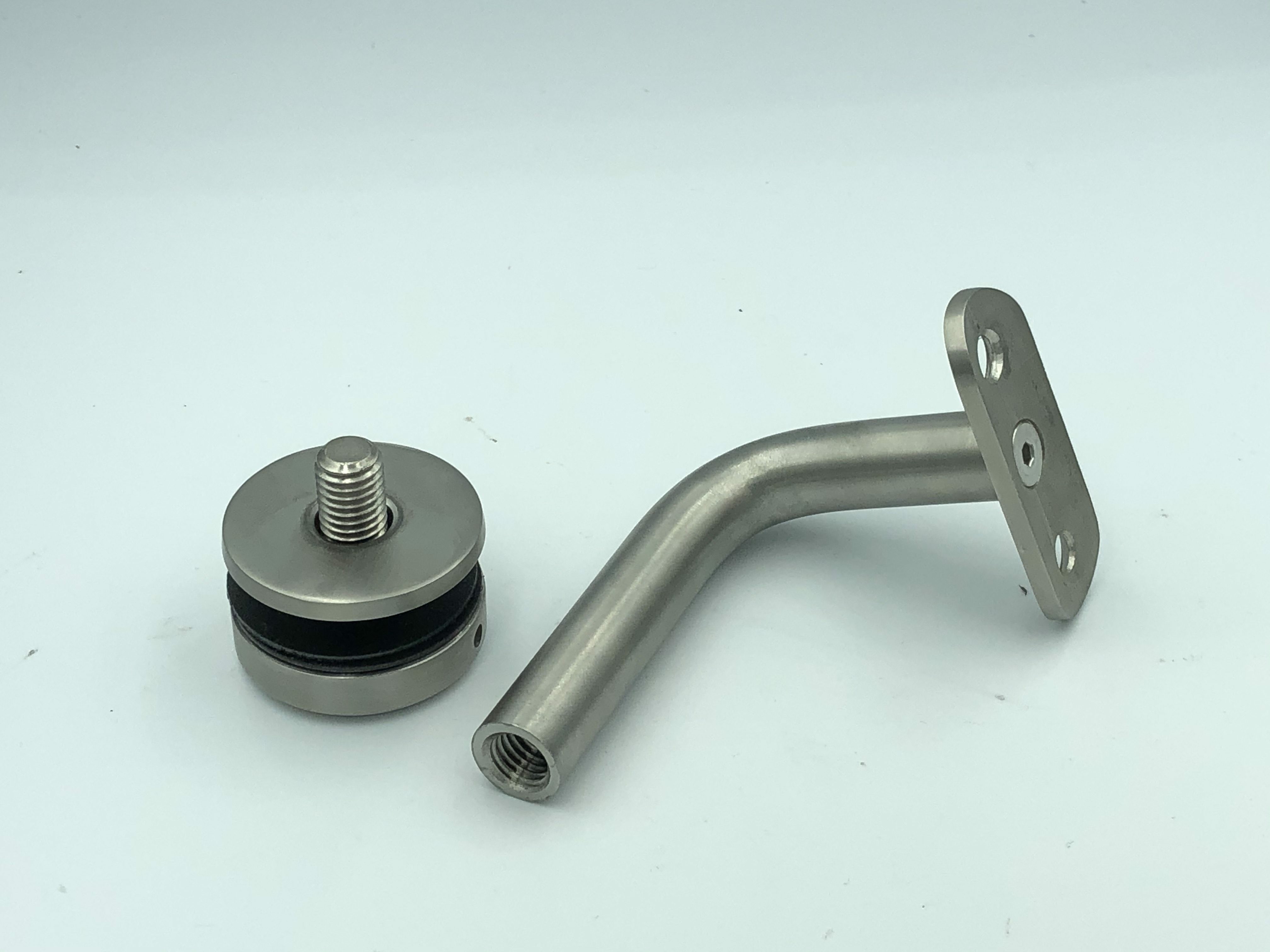 Slimline Handrail - 50mm Diameter - Satin Stainless Steel - SKU: BF1250 ...