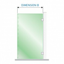 Presto Fixed Panel - 10mm Clear Toughened - 2000 x 1175mm - Elite Glass ...