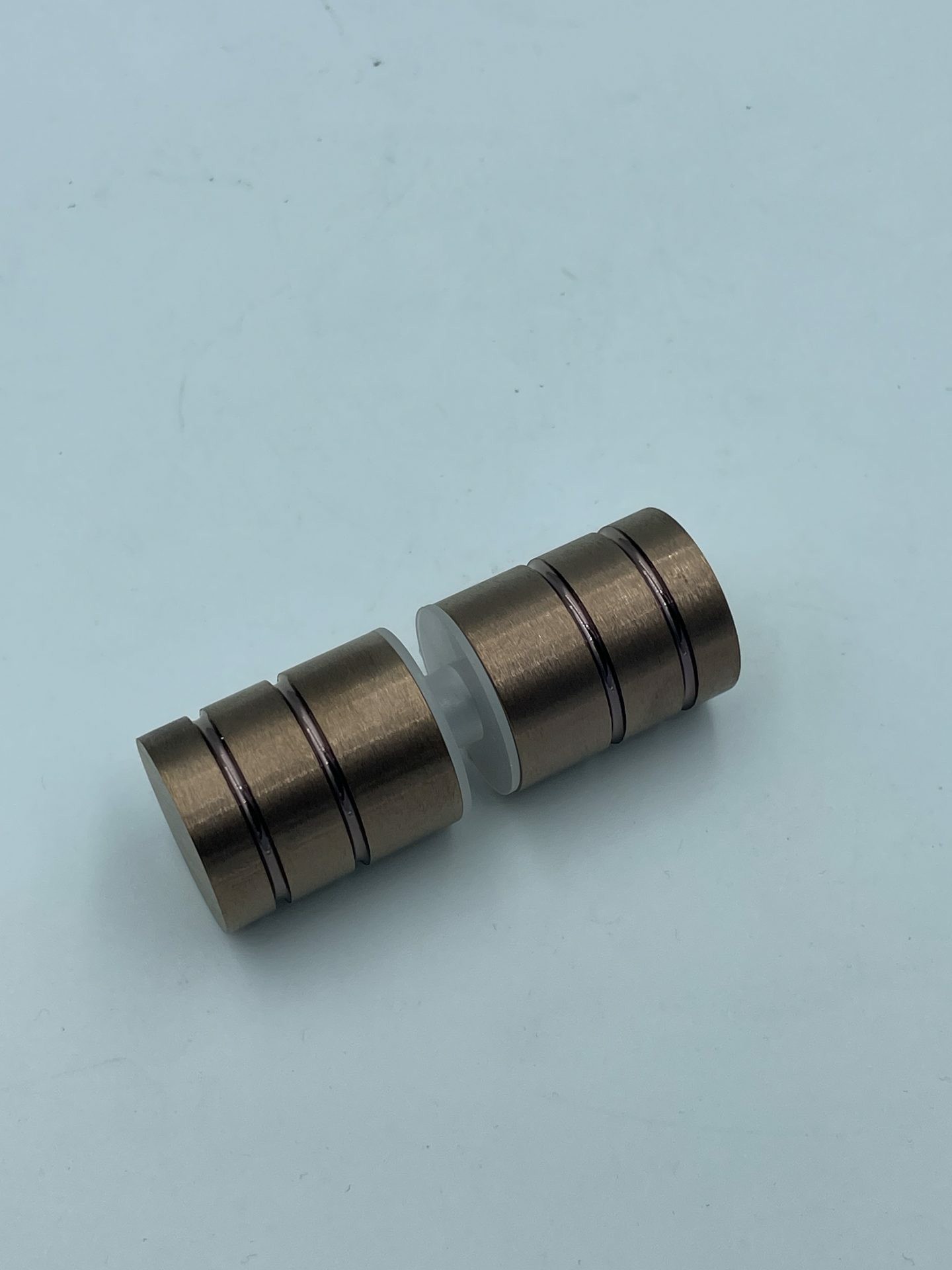 Handle - Micro Groove Pull Knob - 30mm x 25mm Diameter - Brushed Rose ...