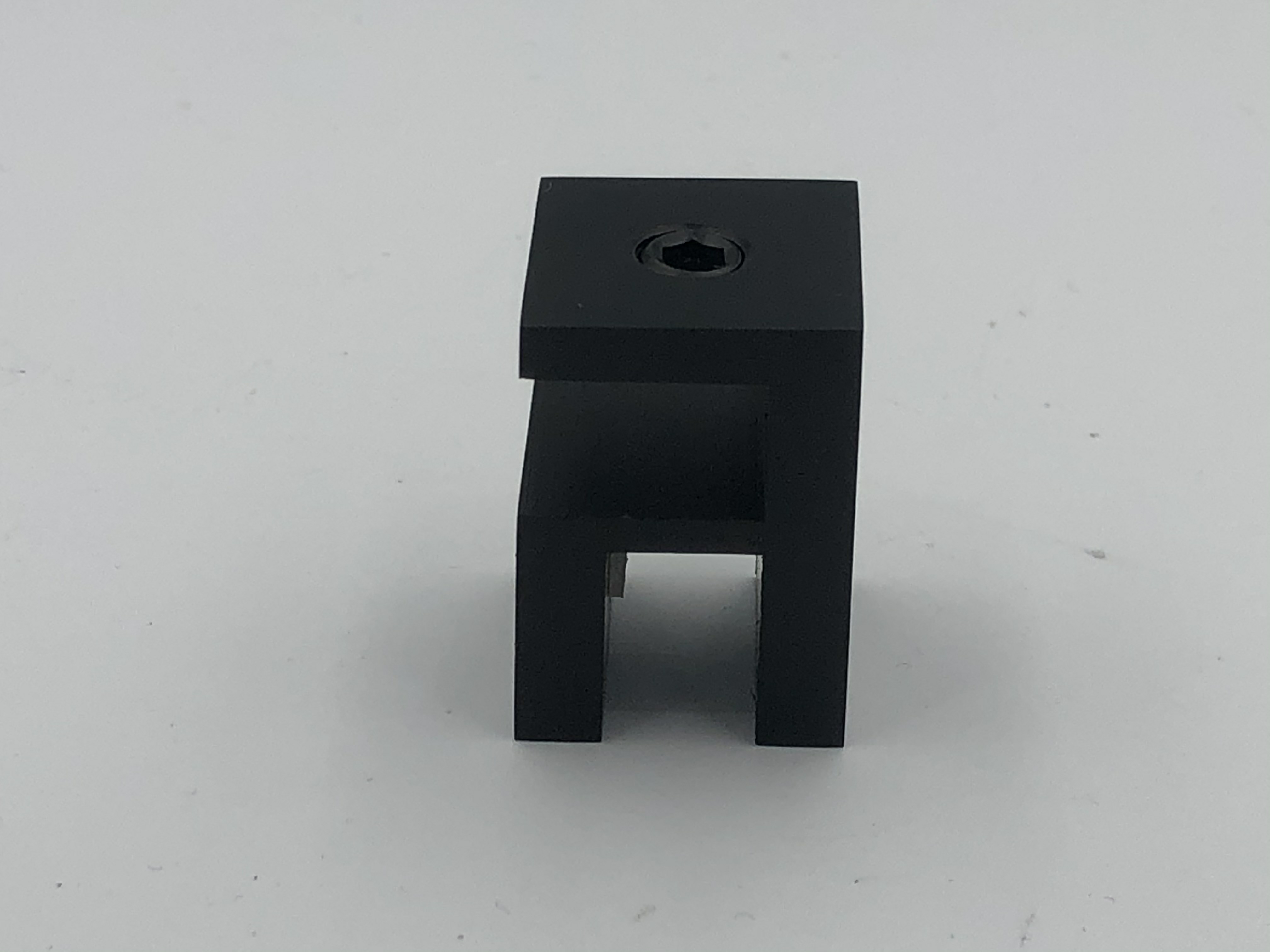 OPF1 10, 10 SQ MB - Shower Top Header Clip Square 10mm to 10mm Glass ...